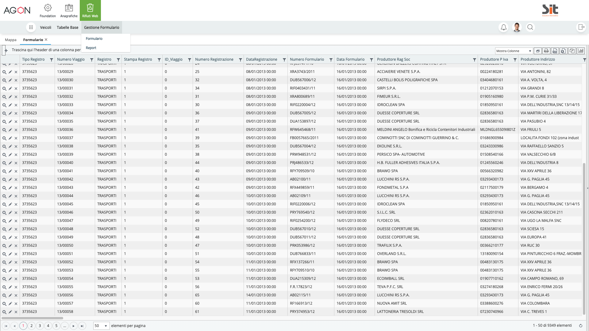 Rifiuti Web: Software Gestione Formulario Rifiuti, Carico/Scarico, MUD